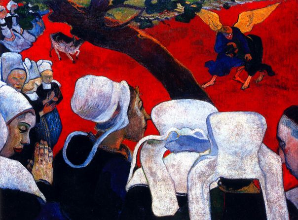 Vision despues del sermon: Jacobo luchando con el angel, 1888 | Paul ...